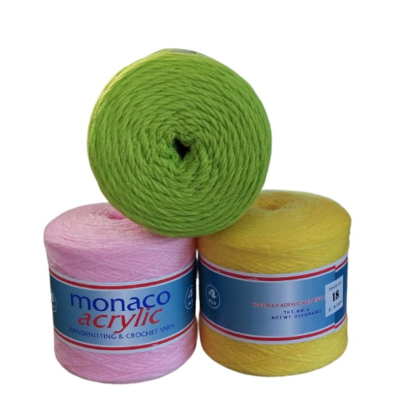 Monaco Acrylic 250 grams 4ply 1 piece Entry 1 of 2 | Shopee Philippines