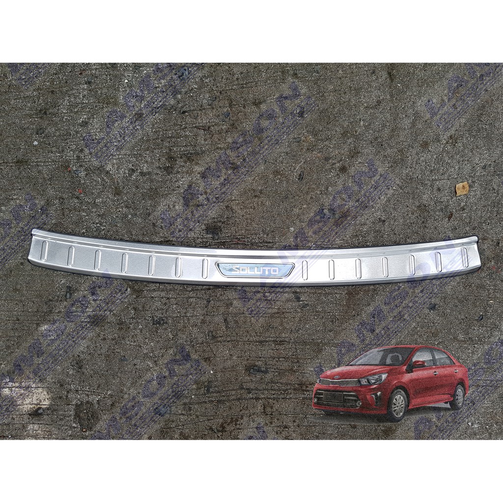 Kia Soluto 2019 - 2024 Rear Step Sill Bumper Protection Plate | Shopee ...