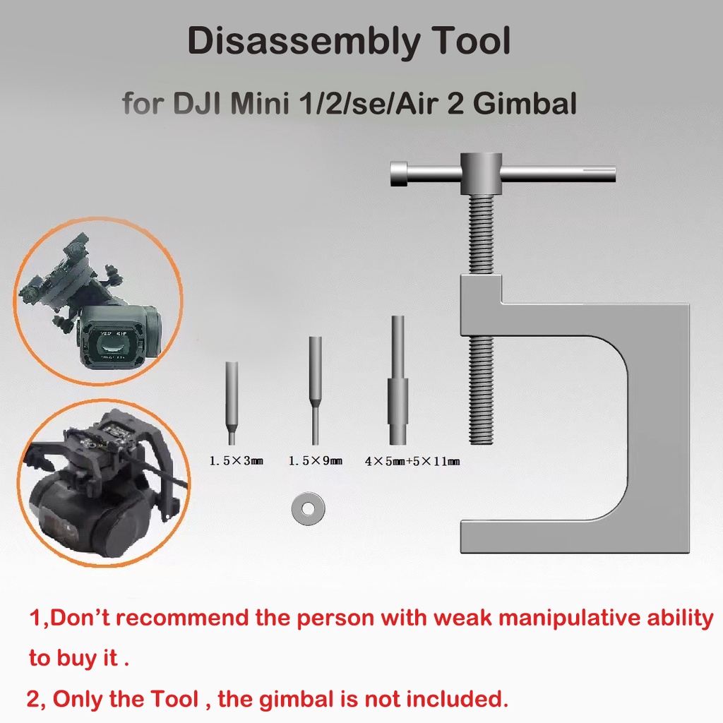 Gimbal Disassembly Tool for DJI Mini 1/2/SE and Mavic Air 2 Drone ...
