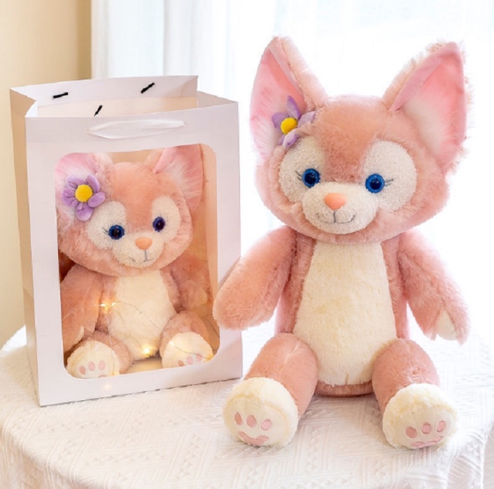 LinaBell Soft Toys 30cm 40cm 50cm Pink Fox Lina Bell Stella Plush Toy ...