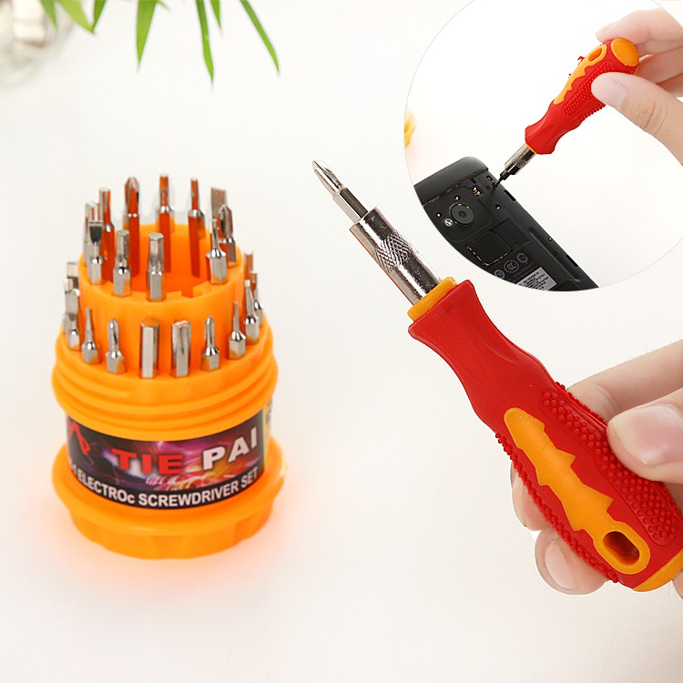 31 in 1 Pocket precision Electro screw driver tools set | Shopee ...