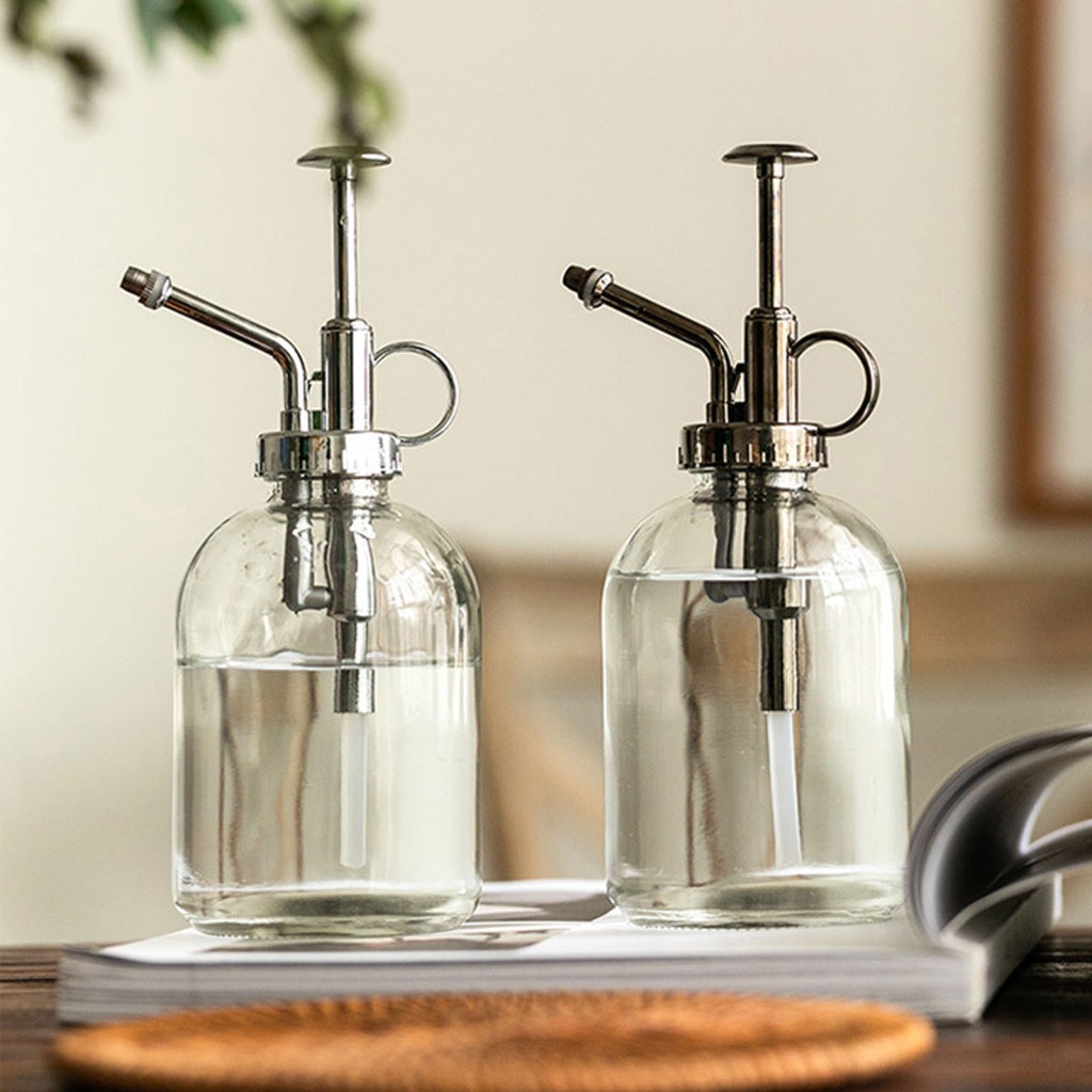 [Ready Stock]Transparent Watering Can Alcohol Jug Nozzle Silver ...