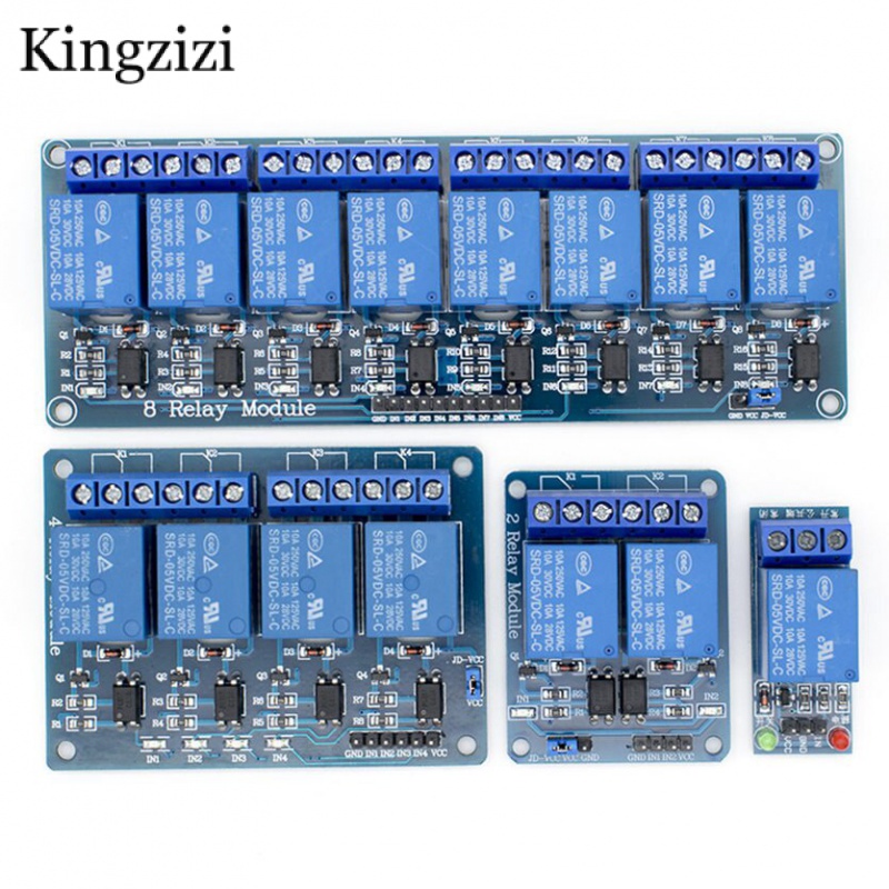 5v 1 2 4 8 Channel Relay module with optocoupler. Relay Output X way ...