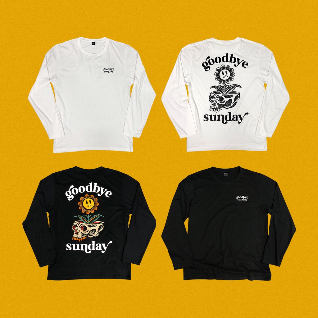 GOODBYE SUNDAY • Long Sleeve Tee | Shopee Philippines