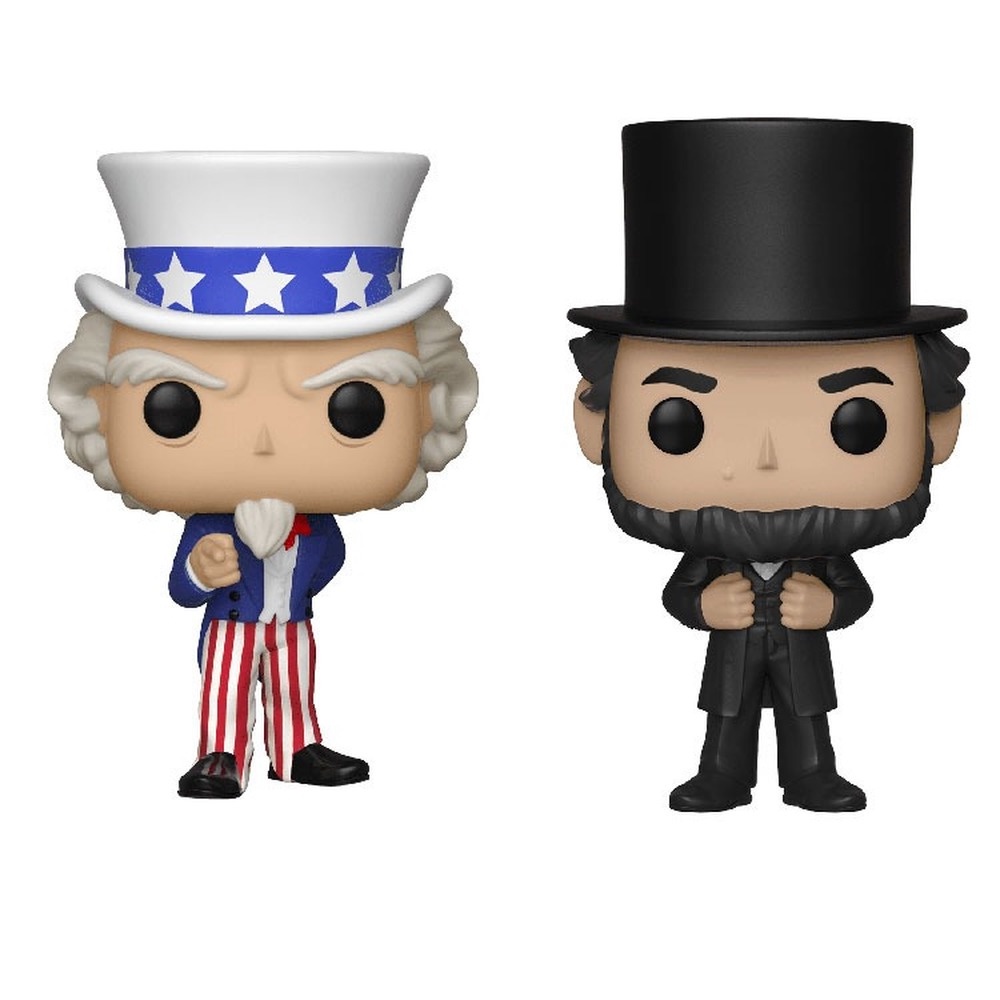 Funko Pop Icons American History Uncle Sam Abraham Lincoln Exclusive ...
