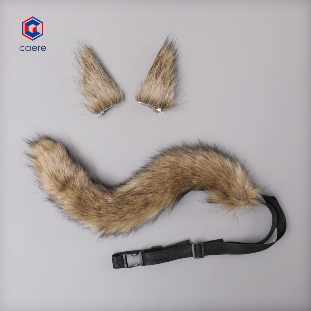 [CAERE] Fluffy Cosplay Fox Tail Animal Cosplay Fox Costume Tail Ear ...