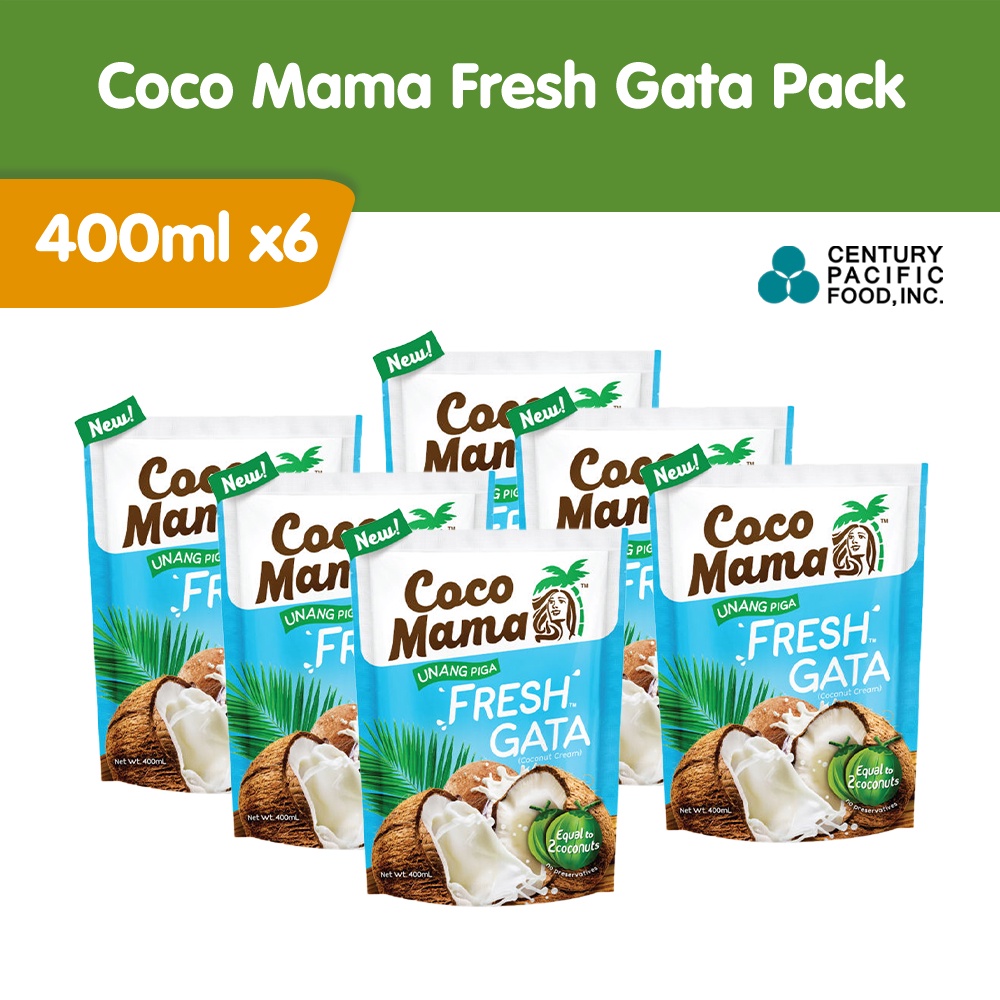 Coco Mama Fresh Gata 400ml (Pack of 6pcs) | Shopee Philippines
