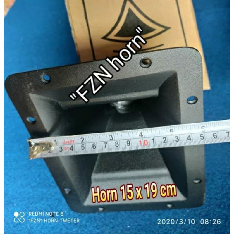 15x19 Aluminum tweeter Horn - speaker driver tweeter funnel | Shopee ...