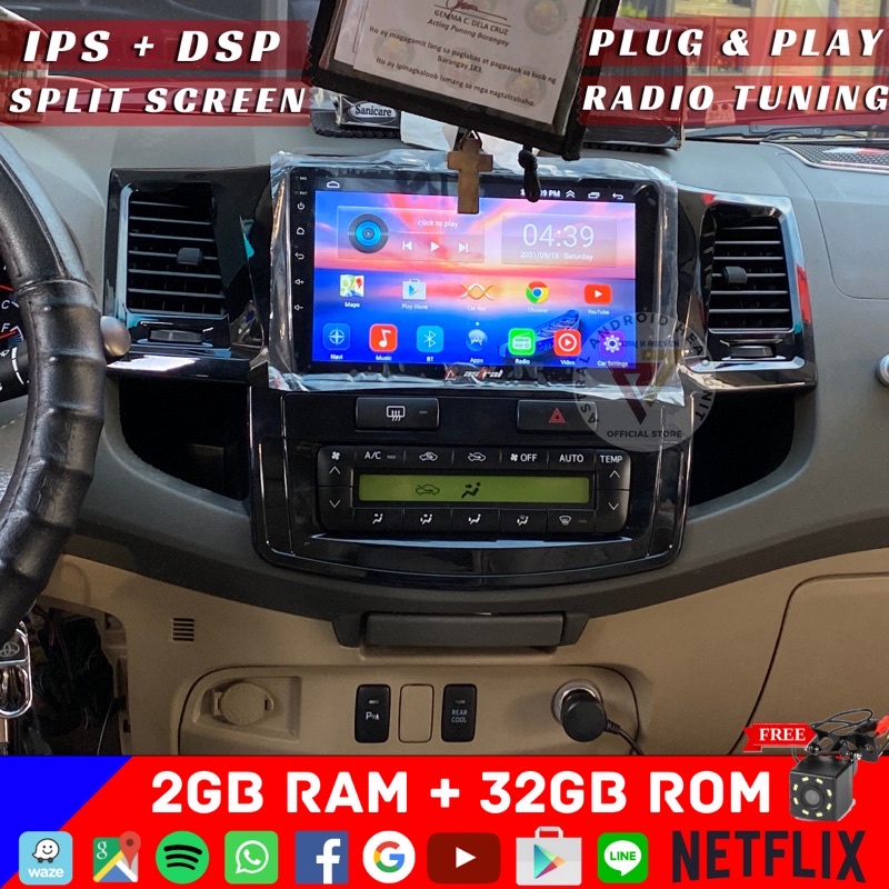 TOYOTA FORTUNER 2005-2015 ASTRAL ANDROID HEAD UNIT | Shopee Philippines