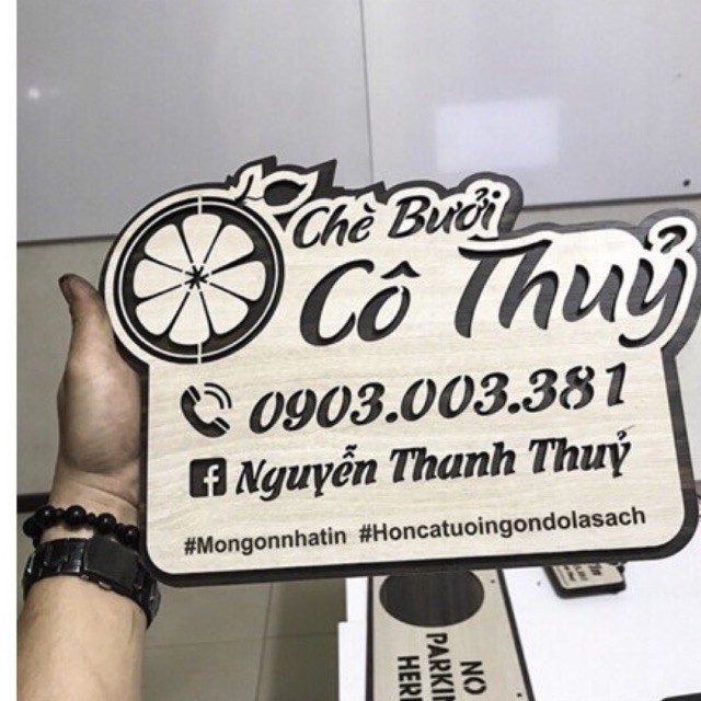 Wooden sign with shop name | Shopee Philippines