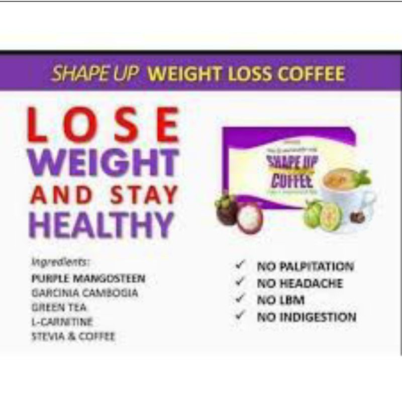 Shape up coffee new packaging 10 sashes in 1 box | Shopee Philippines