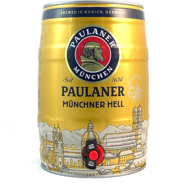 PAULANER Munchner Hell Beer Keg 5L | Shopee Philippines