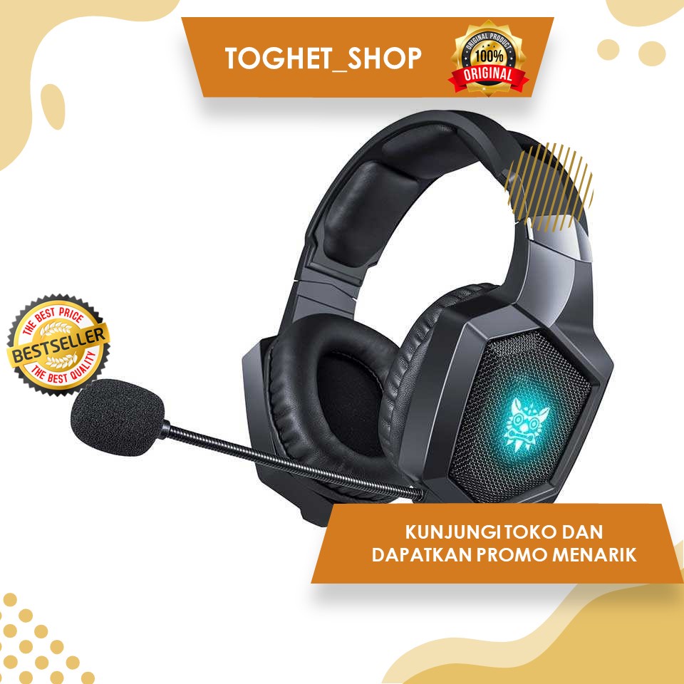 Gaming Headset Super Bass RGB LED Sound With Microphone Hi-Fi Class ...