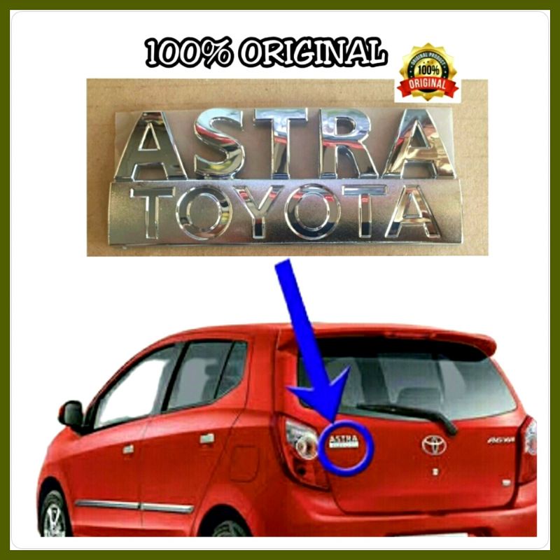 Original Toyota Agya Astra Logo Emblem | Shopee Philippines