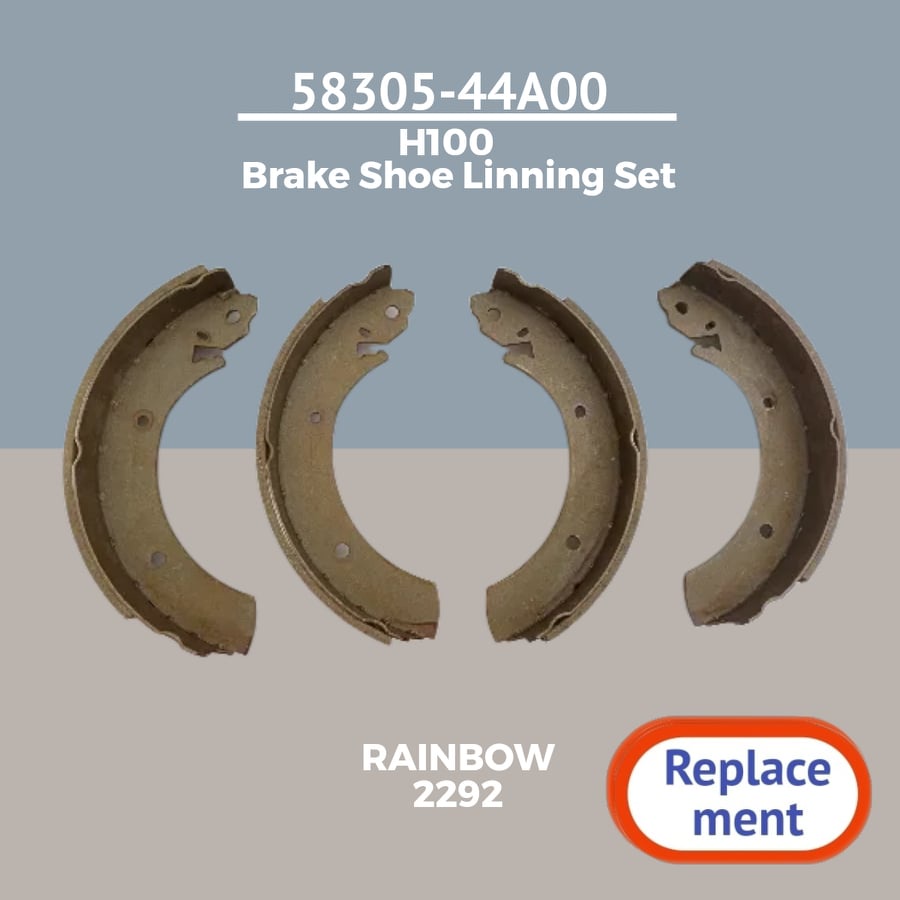 Brake Shoe Linning Set for HYUNDAI H100 [Replacement] Part #;58305 ...