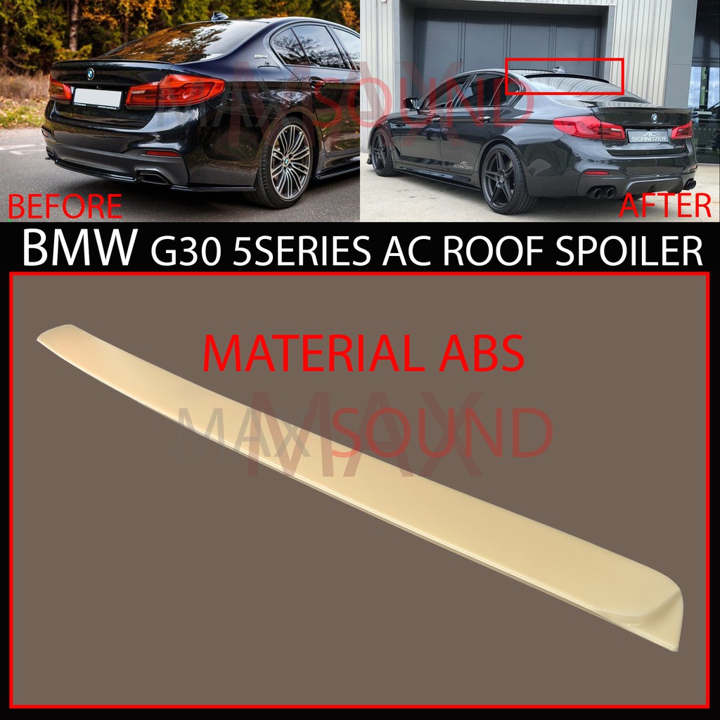 BMW G30 M5 M SPORT 5SERIES 4 PINTU AC TAMPAK BUMBUNG SPOILER KACA ...