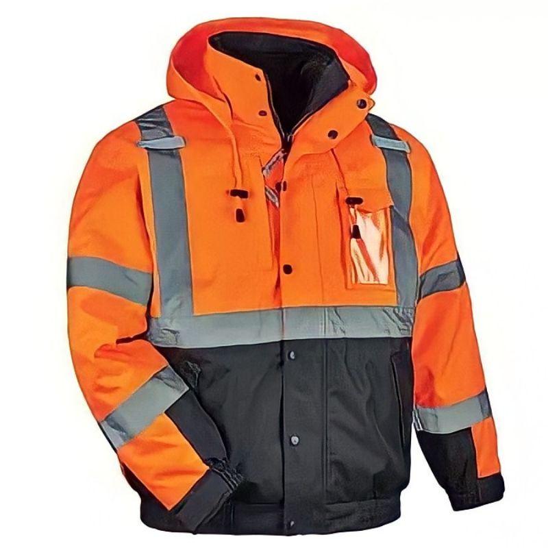 OTRAHUM Hi-Vis High Visibility Jacket ANSI Reflective Scothlite Hifiz ...