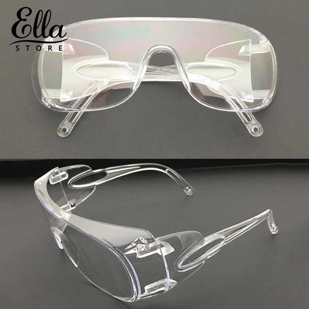 ELLA ® Outdoor Transparent Cycling Wind Dust Proof Anti-Splash Goggles ...