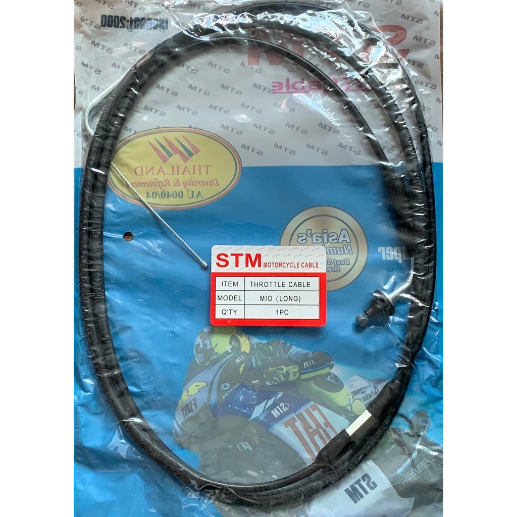Motorcycle Throttle Cable For Mio Sporty ( Big Carb ) | Shopee Philippines