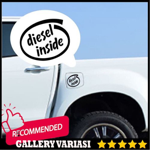 Unique Cute Car Tank Cap Sticker Cutting Sticker Diesel Inside | Shopee ...