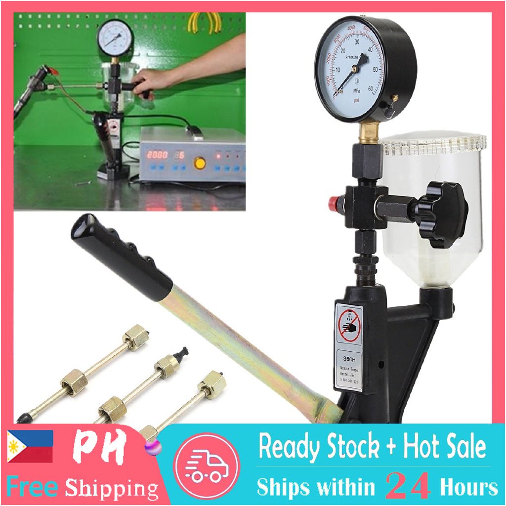 60Mpa Nozzle Pop-Pressure Fuel Injector Calibrator Dual Scale Gauge ...