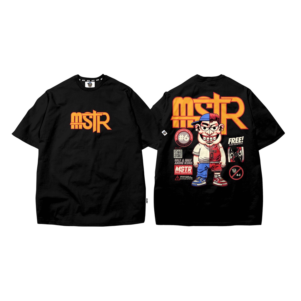 MSTR CO. - ICON COLLECTION "#6 SAKURAGI" Men T-Shirt (Black) | Shopee ...