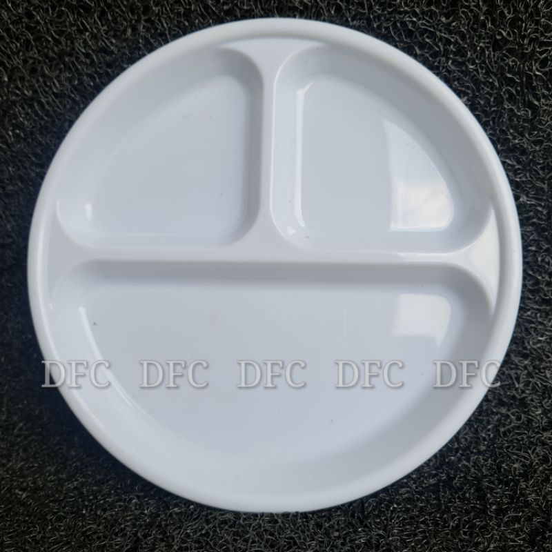 Plastic thick durable plate with 3 partition Proudly Philippine Made ...