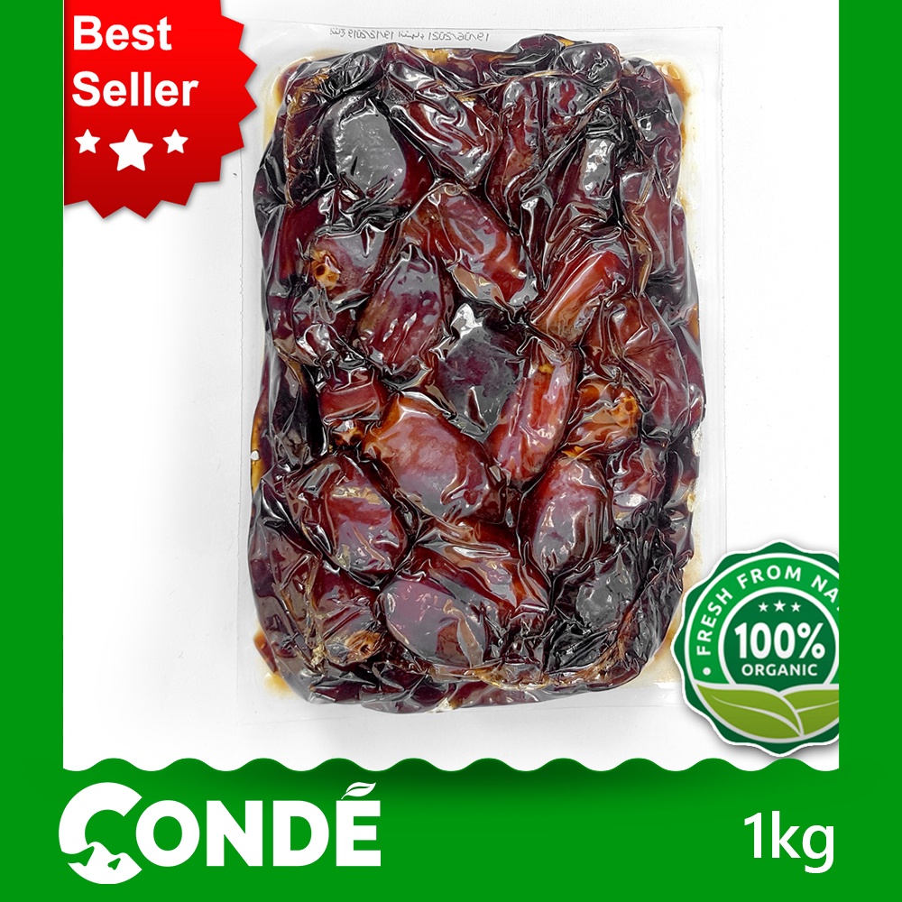 1KG 500g Dates Fruit Saudi Pressed Vacuum Sealed Long Expiry Date Year ...