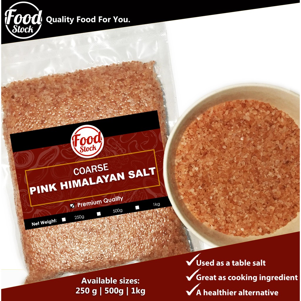 Pink Himalayan Salt Coarse (250g, 500g, 1kg) | Shopee Philippines