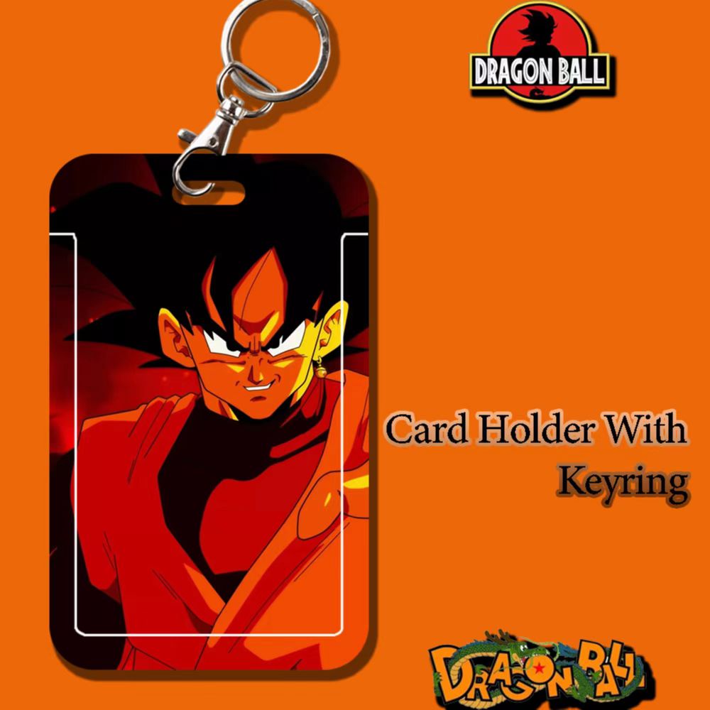 Dragon Ball Card Holder With lanyard Sun Wukong Cardholder Vegeta ...