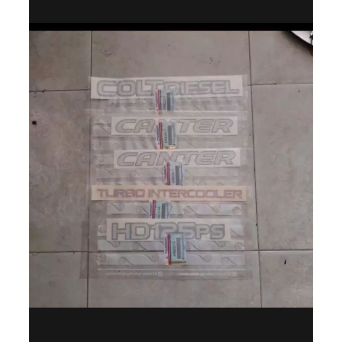 Original Canter HD 125 PS stickers 5pcs set | Shopee Philippines