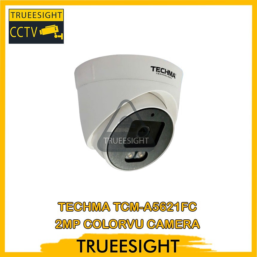 Techma Indoor CCTV Camera Full Color TCM A5621FC 2MP Colorvu Camera ...