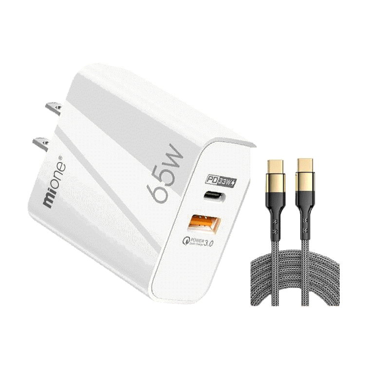 Mione 65W GaN Charger USB Type C Adapter Fast Charging USB C Adaptor 14 ...