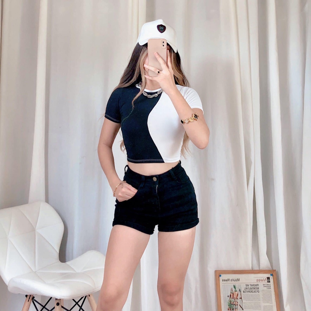 S Combi Knitted Crop Top | Shopee Philippines