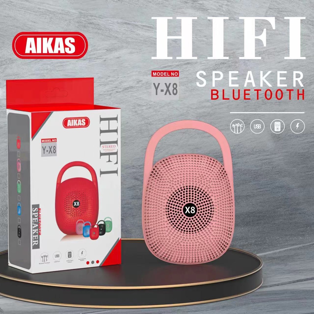 AIKAS X8 Bluetooth Speaker Portable Handheld Speaker Color Mini Speaker ... AIKAS X8 Bluetooth Speaker Portable Handheld Speaker Color Mini Speaker ...