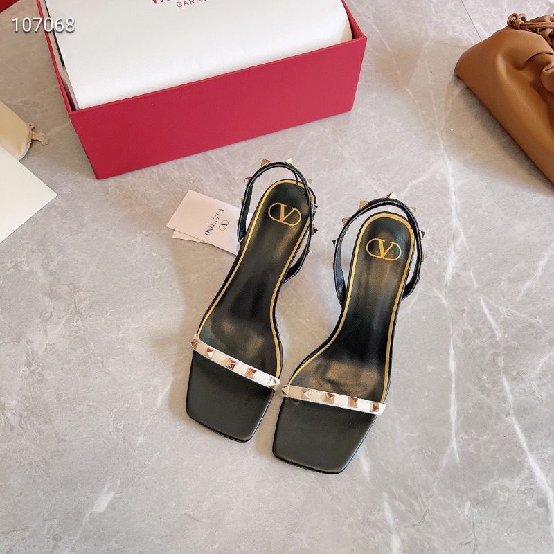 valentino simple style slingback 7cm sandals | Shopee Philippines