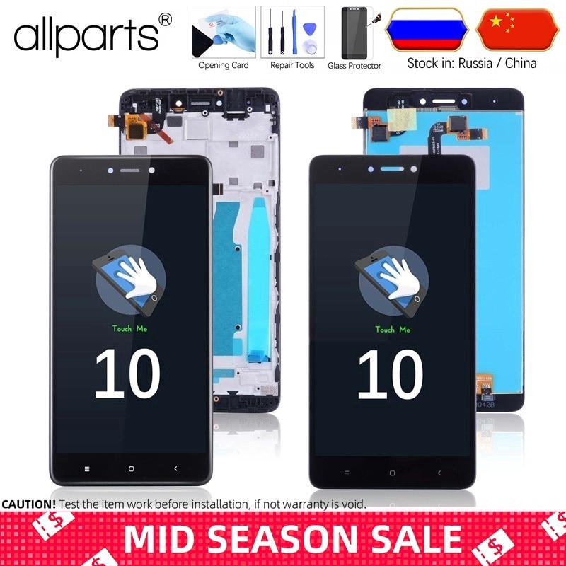 NEW Original Display For XIAOMI Redmi Note 4X LCD Touch Screen For ...