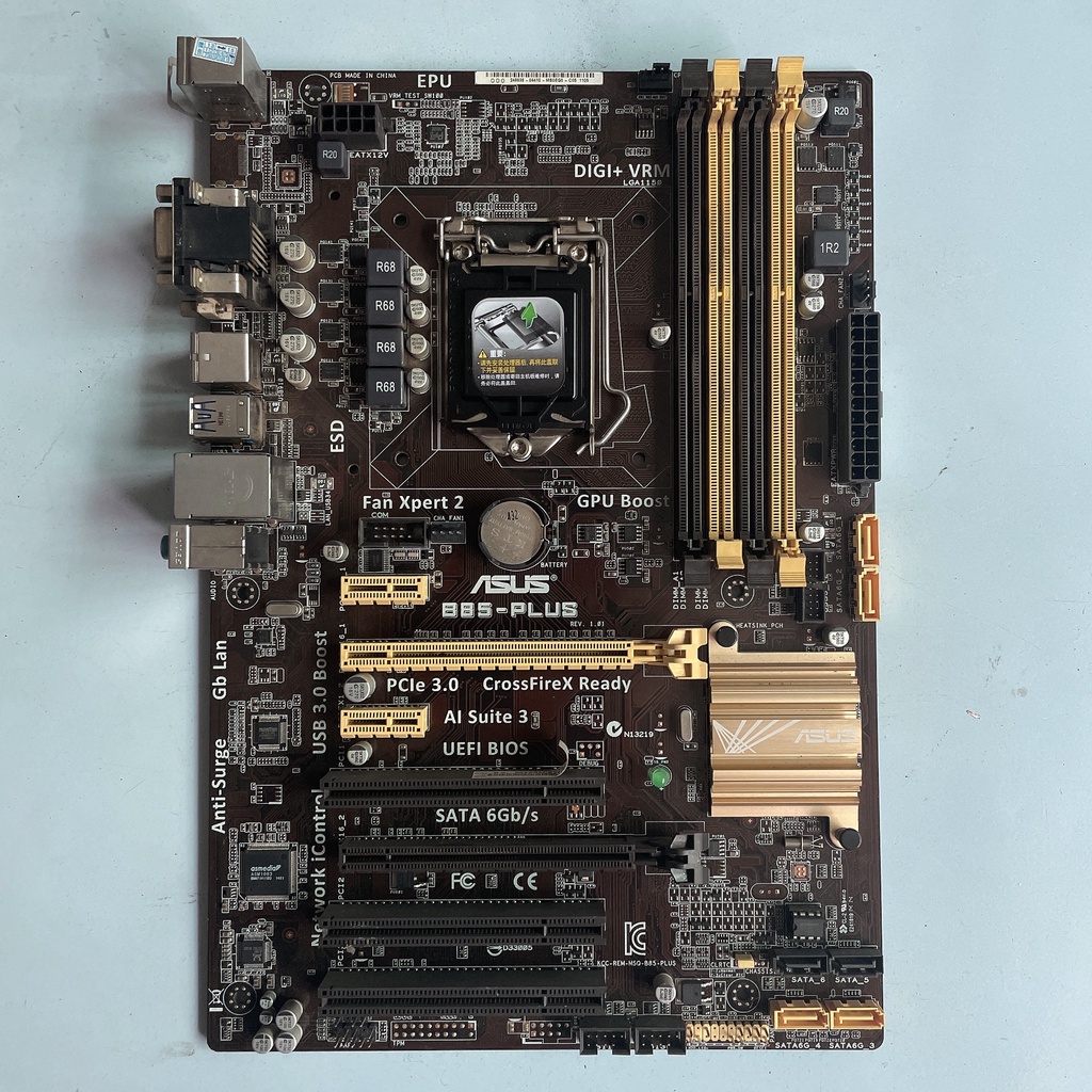 B85M-G mainboard B85 DDR3 32GB M-ATX Socket LGA 1150 computer PC used ...
