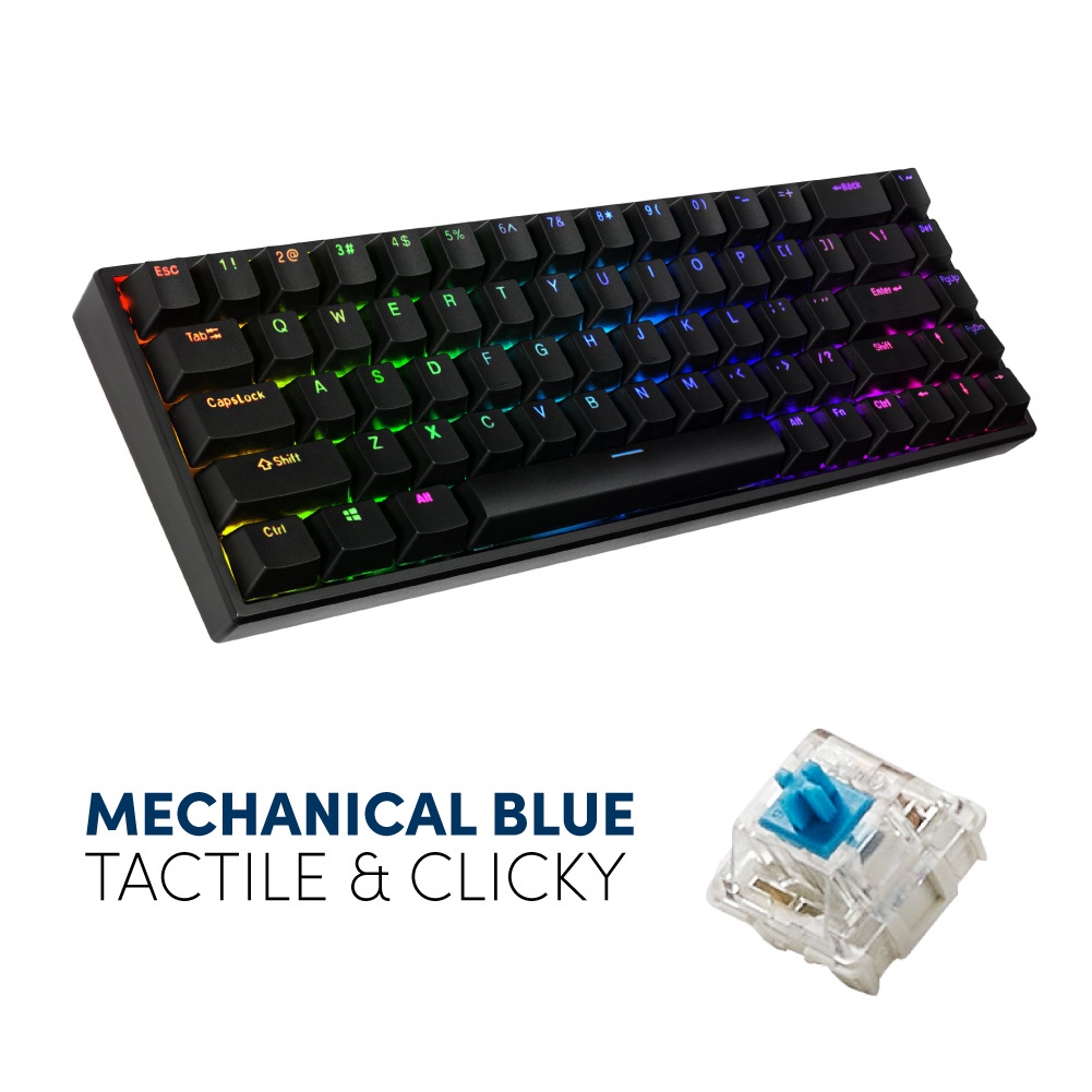 PROLiNK GK-6002M Real Mechanical Gaming Keyboard with Real RGB ...