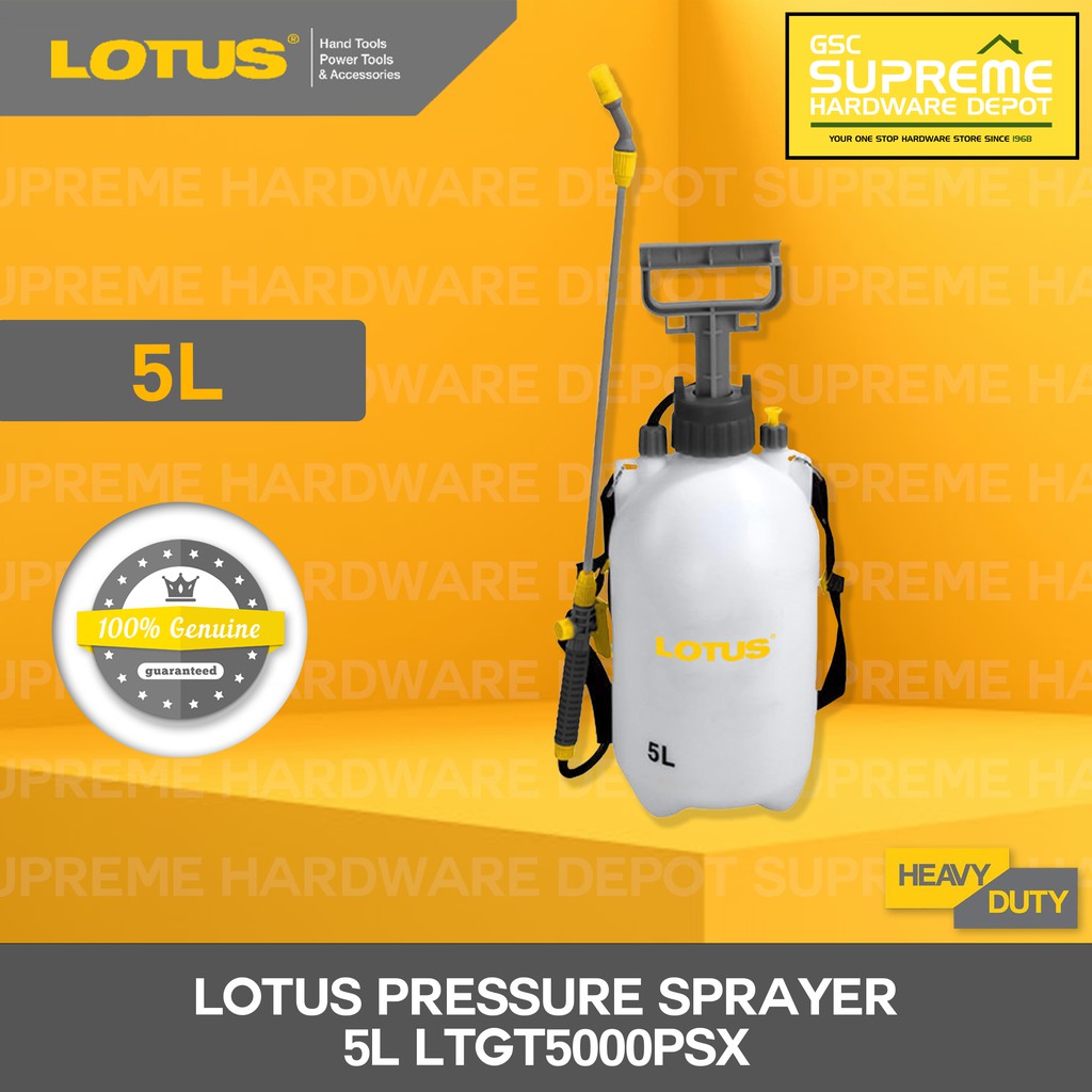 Lotus Pressure Sprayer 5L LTGT5000PSX | Shopee Philippines
