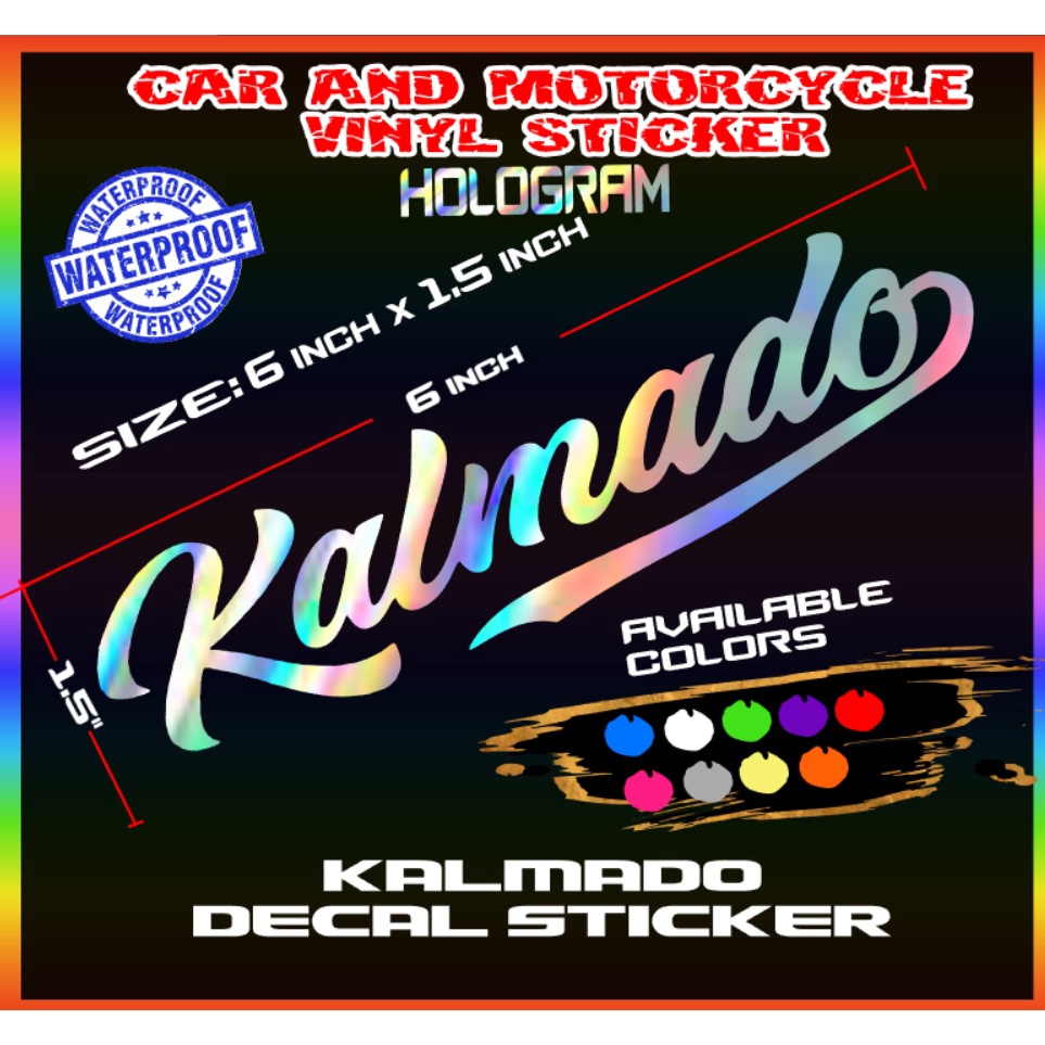 Kalmado sticker decals | Shopee Philippines