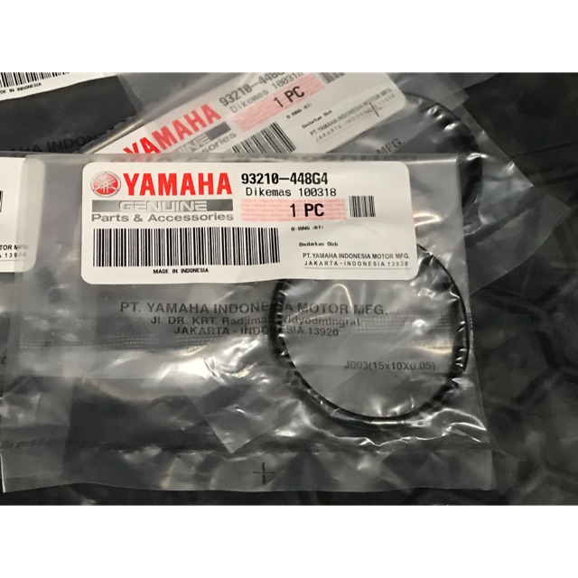 Yamaha Mio Sporty 115 Genuine Yamaha Tuppet O-ring (2pcs) | Shopee ...