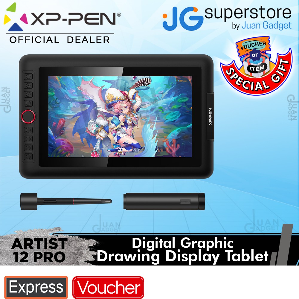 XP-Pen Artist 12 Pro USB Type-C 11.6" 1080p Drawing Display Tablet ...