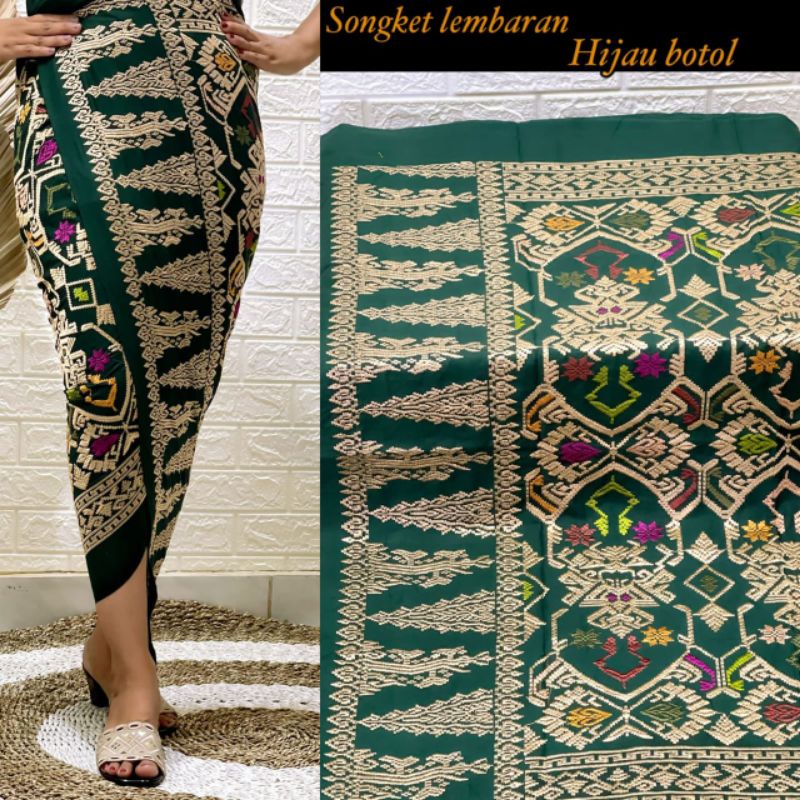 Kamen SONGKET Embroidered Sheet | Shopee Philippines