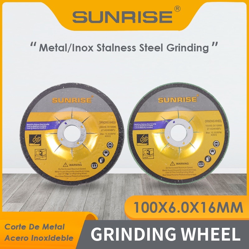 SUNRISE GRINDING WHEEL 4‘’Metal Inox Stainless Steel Grinding | Shopee ...