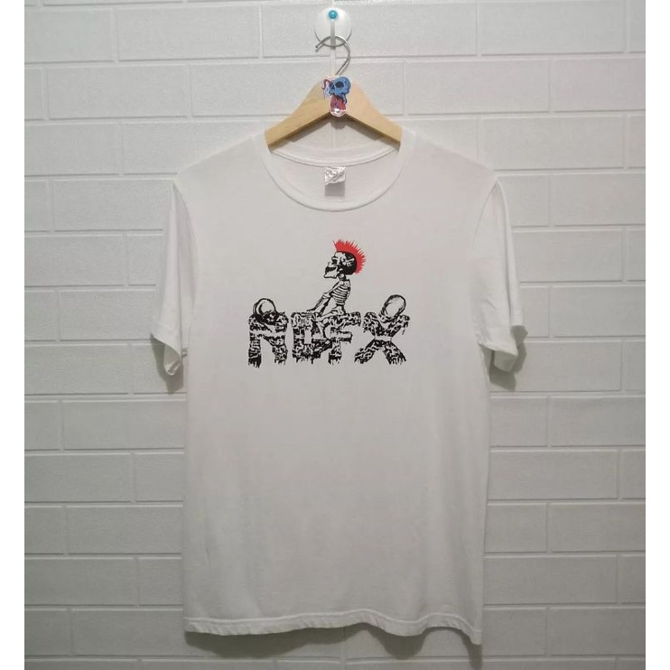 Original NOFX Vintage Giga Red Skull Official Merchandise Band T-Shirt ...