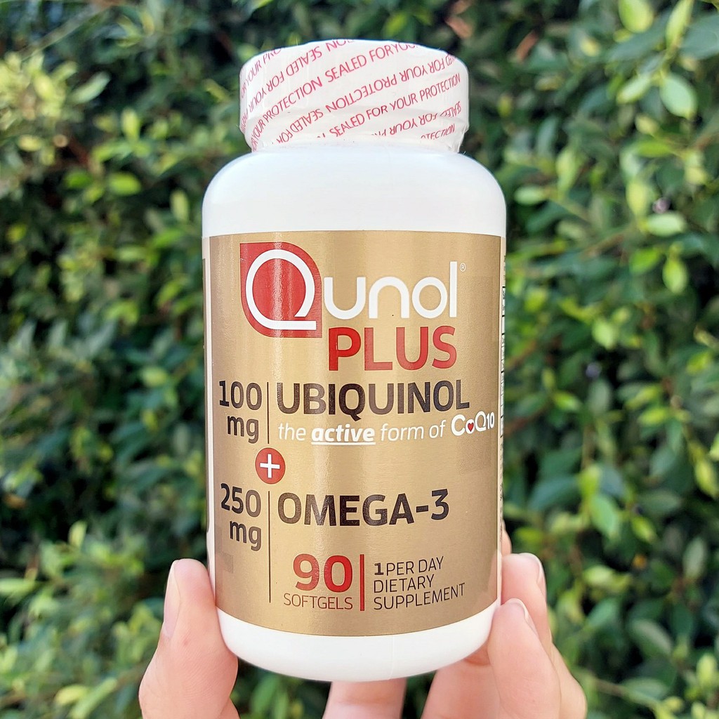 Ubiquinol Cozyme Quten Plus Extra Strength + Omega-3 100 mg 90 Softgels ...