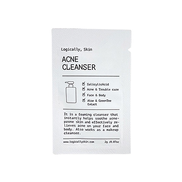 Logically, Skin Acne Cleanser Sample sachet 2g | Shopee Philippines