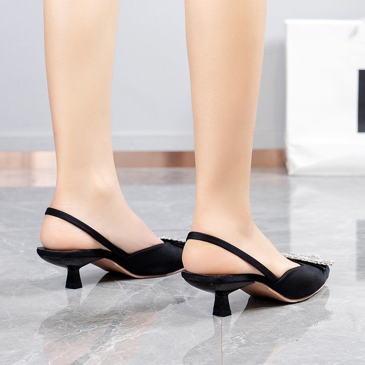 SWEETC Available in Manila Plus Size 35-43 Black Office School Shoes ...