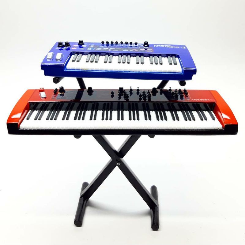 Miniature Keyboard Nord Stage 2 Red plus Synth Novation Wonpil Day6 ...